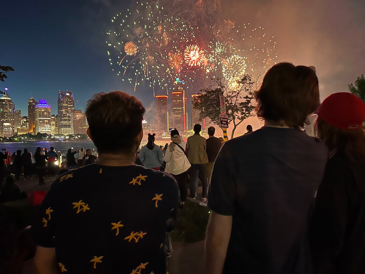 Amidst cross-border hostility, celebratory fireworks unite Windsor-Detroit