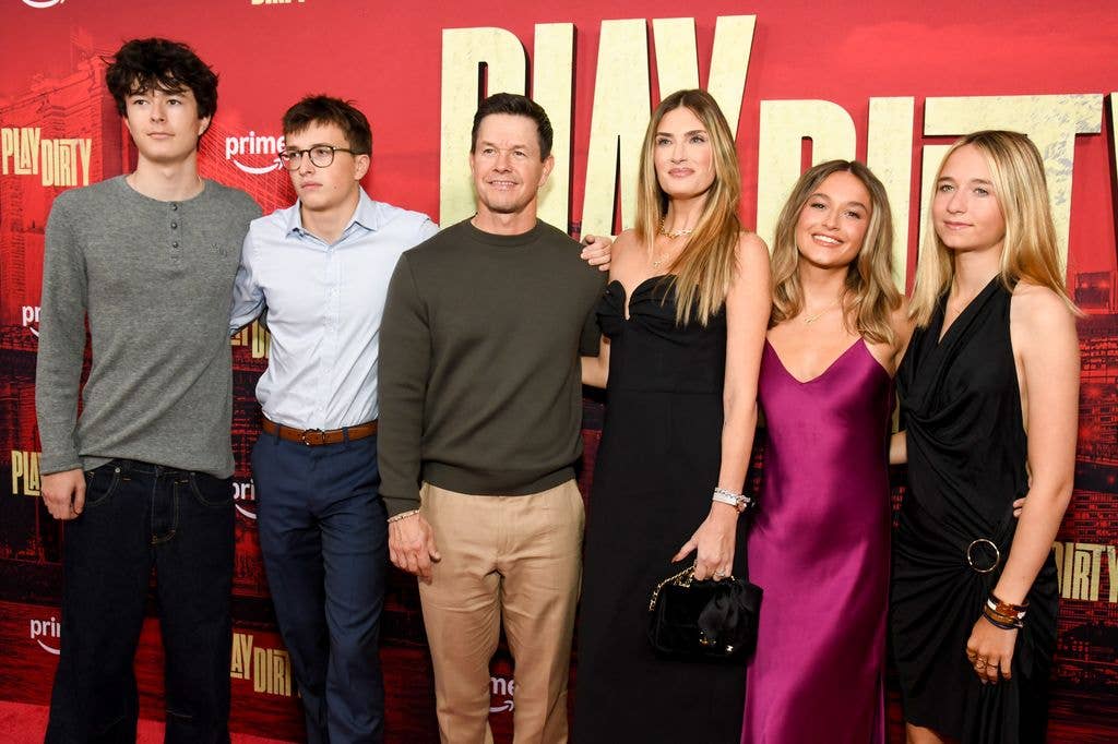 Mark Wahlberg's teenage son stands head and shoulders taller than ...