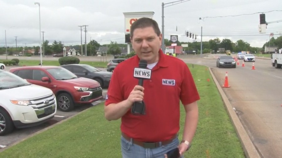 Joe Bird covers Newburgh storm damage
