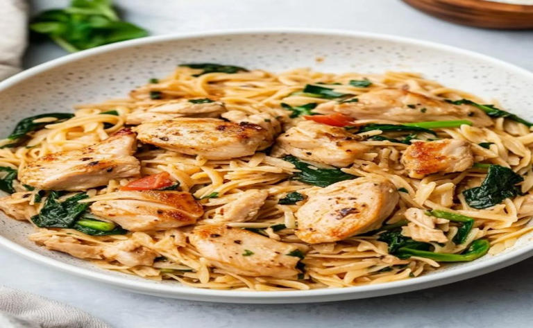 High-protein balsamic chicken orzo: The one-pan creamy dinner ...