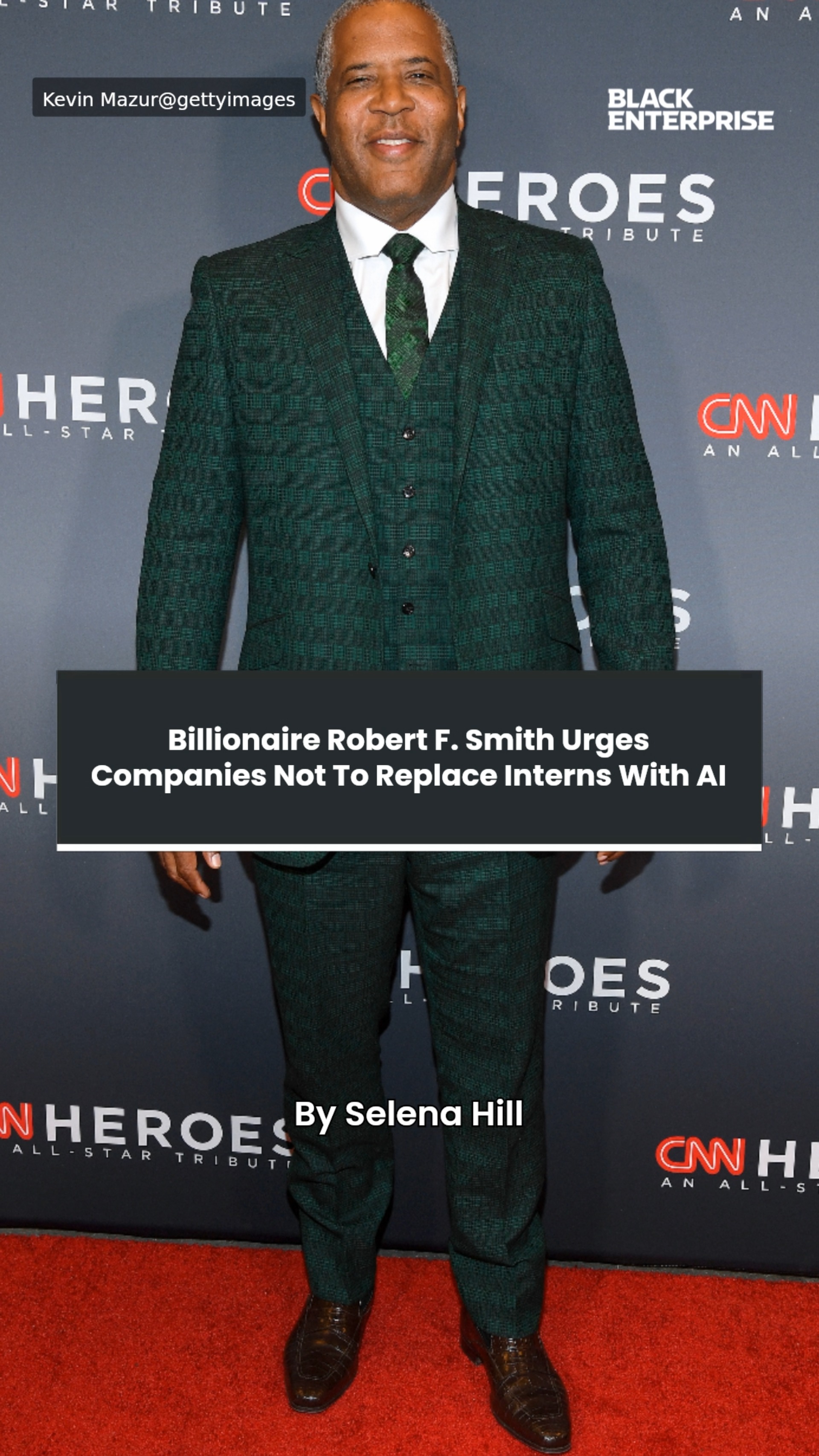 Billionaire Robert F Smith urges companies not to replace interns with AI