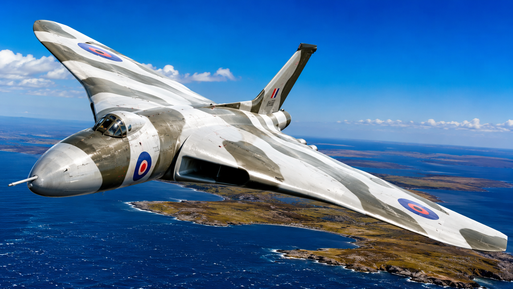 The Avro Vulcan bomber built to deter the Soviet Union