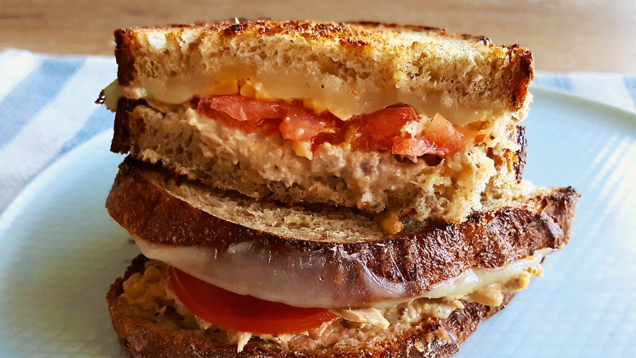 Ultimate two-cheese tuna melt | Easy & cheesy comfort food recipe!