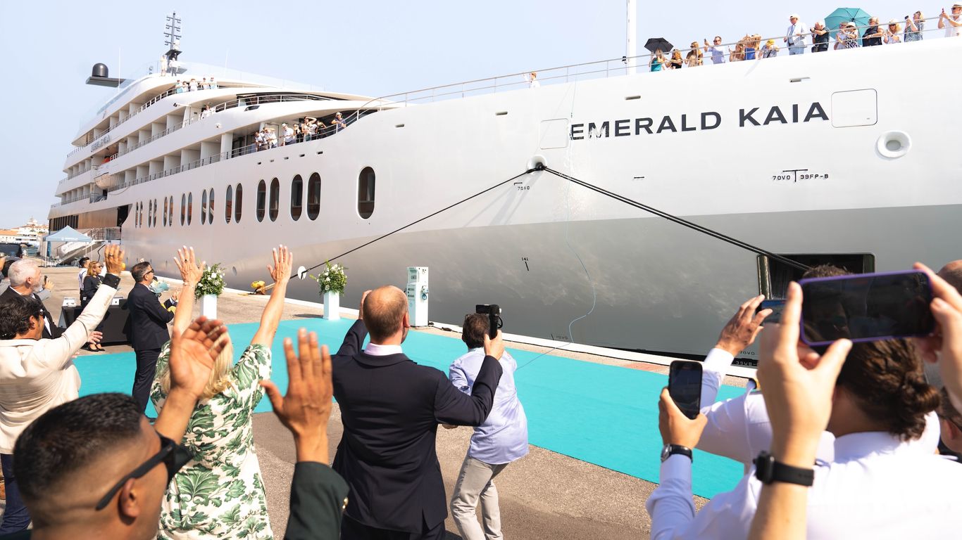 Emerald Cruises christens new ship Emerald Kaia in Venice