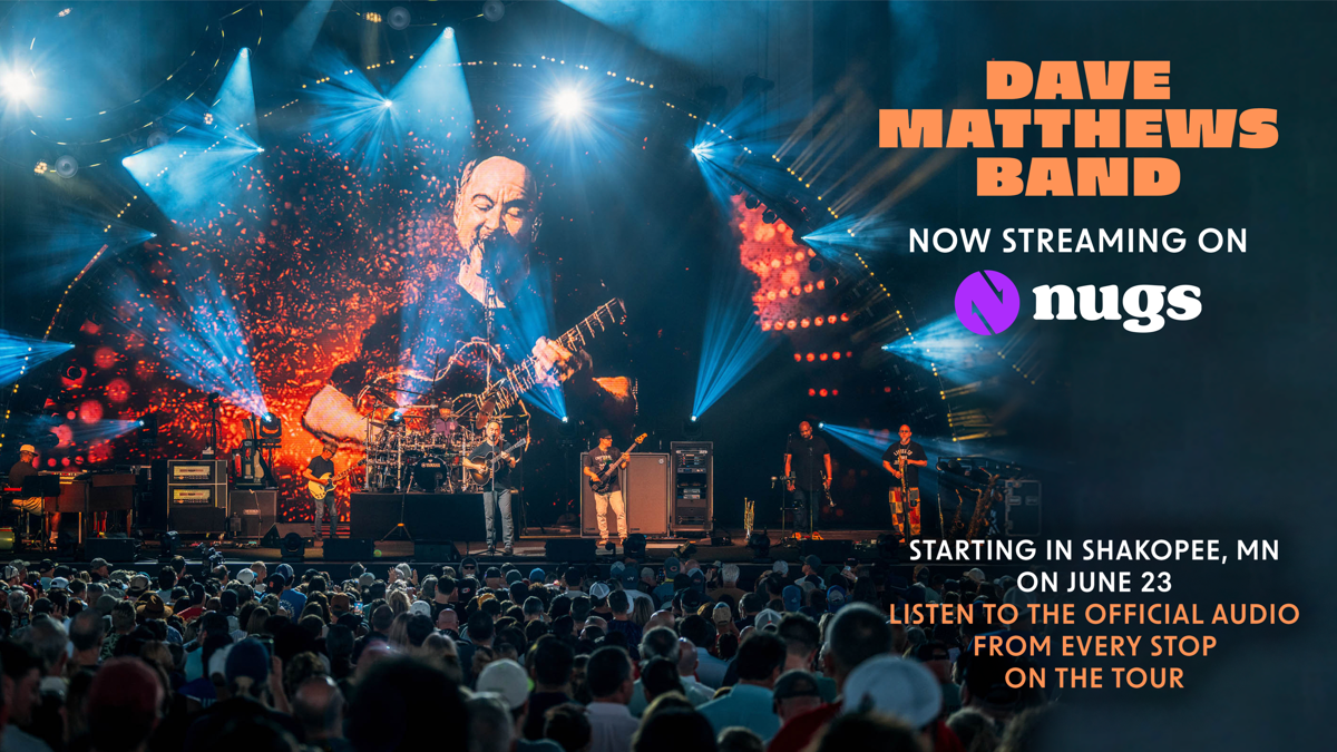 Dave Matthews Band announces streaming of 2026 summer tour concerts on Nugs