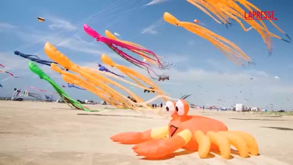 Danimarca, 25 mila aquiloni per il festival più grande del mondo