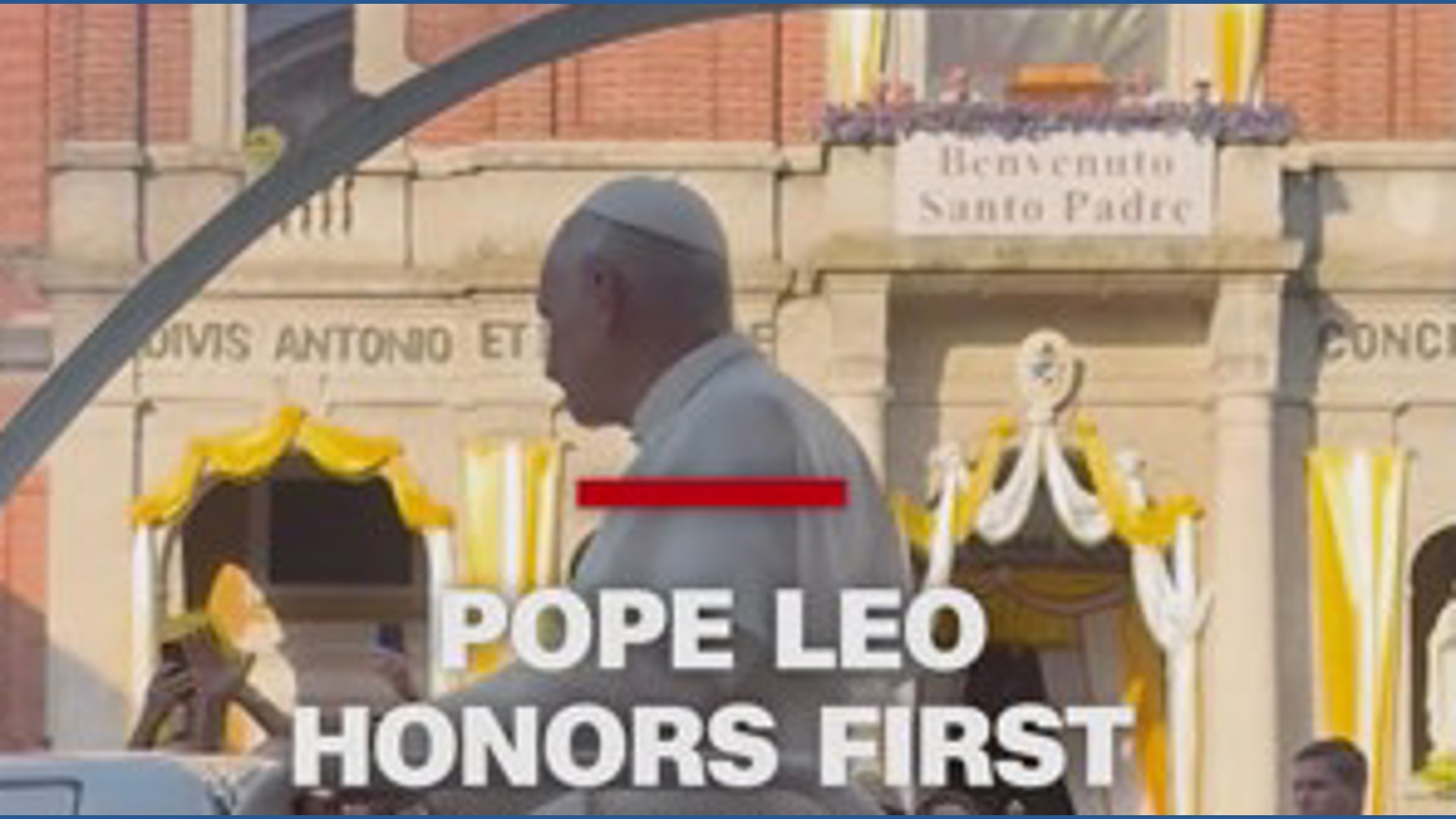 First American pope honors first American saint