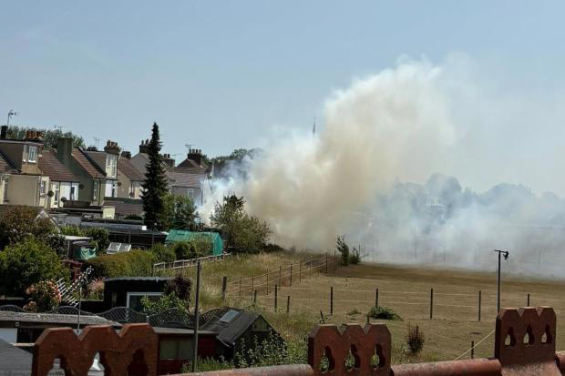 Firefighters 'on scene' as smoke seen billowing from south Essex garden