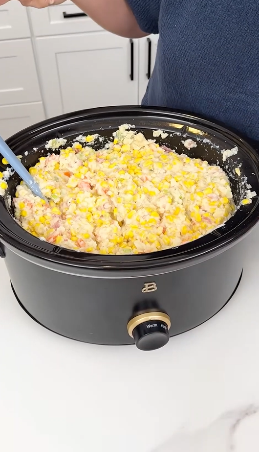 Slow cooker corn chowder for busy days
