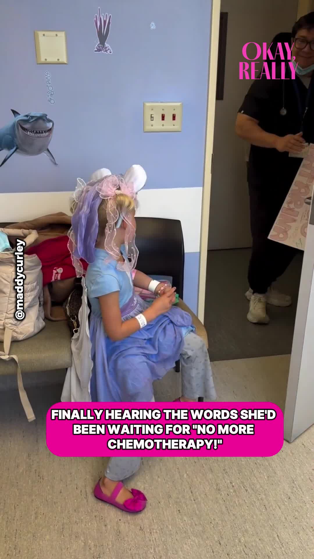 Hospital staff had a special surprise waiting for young cancer patient