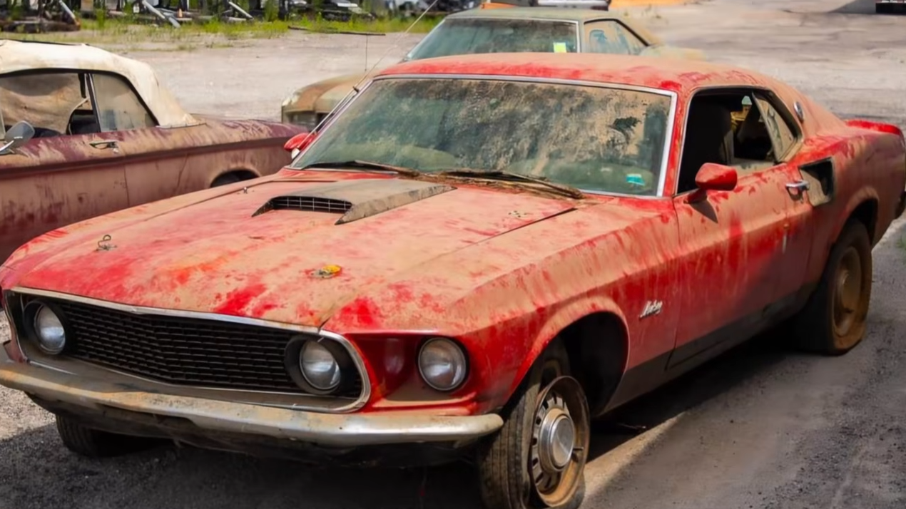 A rare Mach 1 Mustang vanished after Woodstock - then its barn story ...
