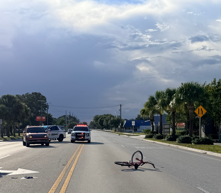 Florida bicycle rider sustains potentially life-threatening injuries