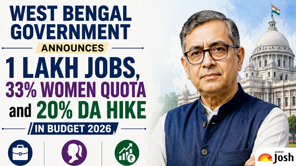 West Bengal budget 2026: 1 lakh government jobs, 33% women quota, DA ...