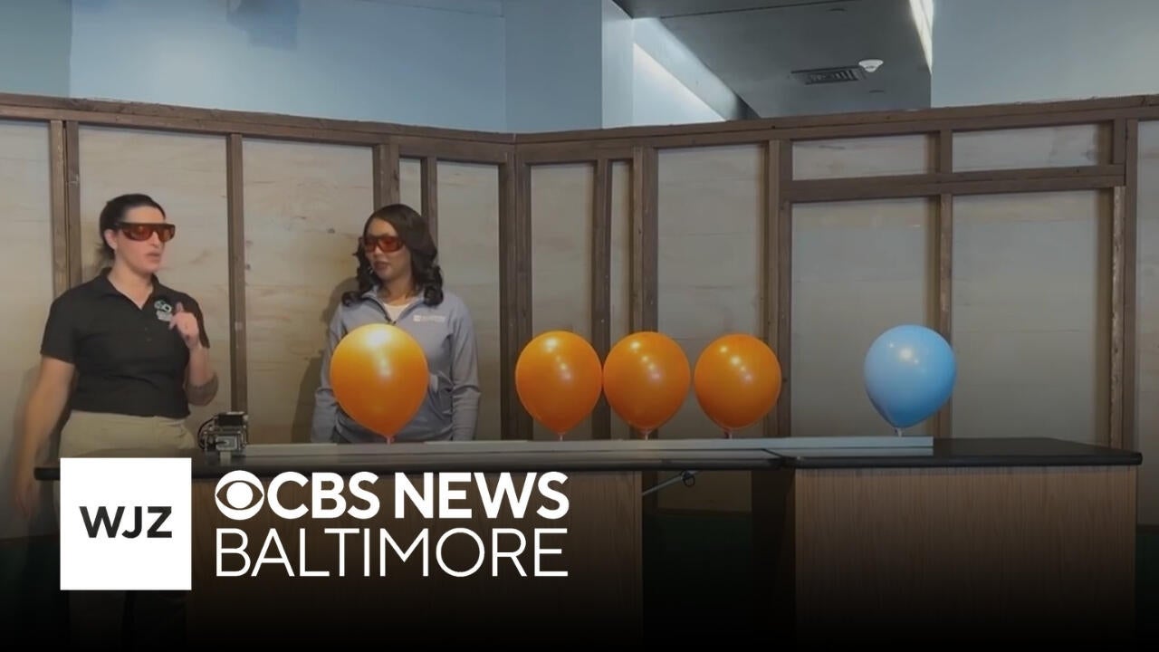 Fun laser science experiments with the Maryland Science Center