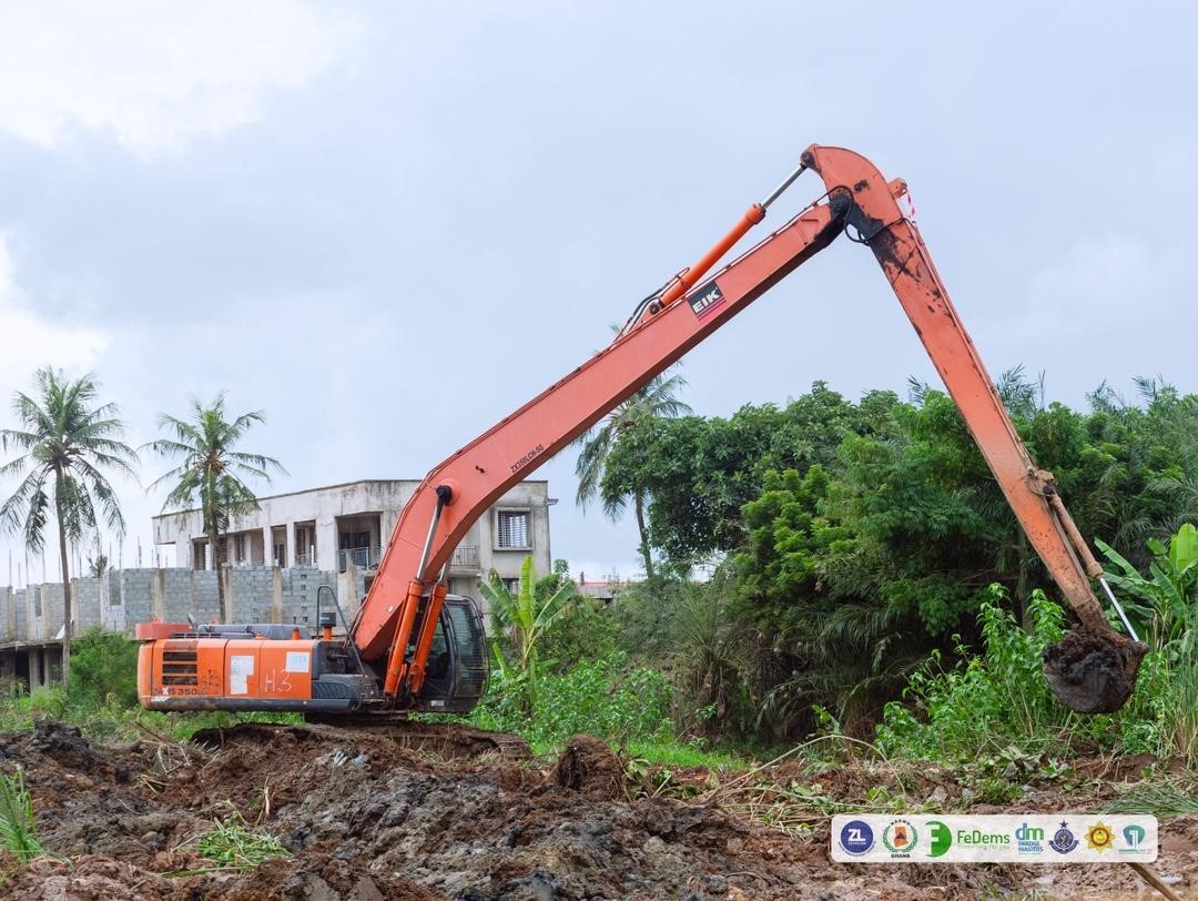 Zoomlion, NADMO, Dredge Masters target critical flood-prone Accra areas