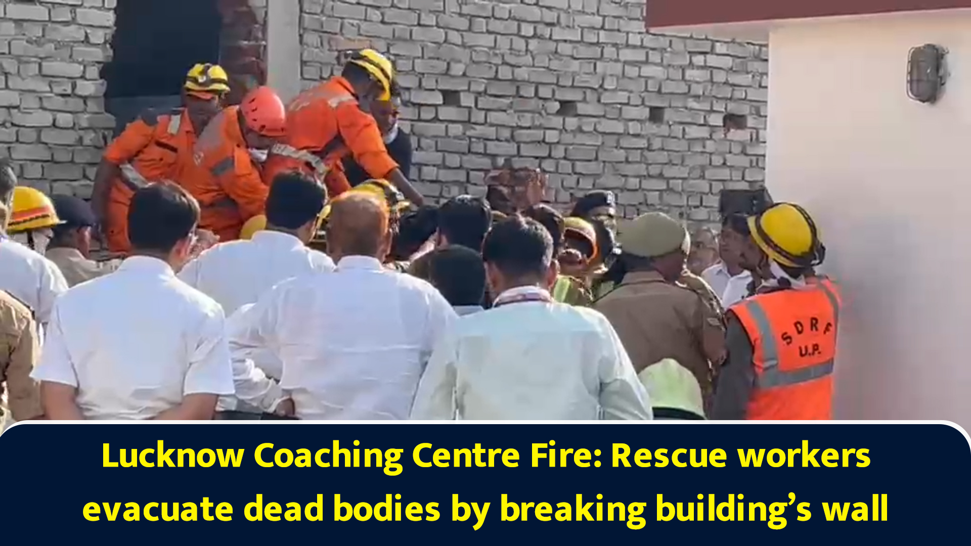 #Watch: Shocking visuals from Lucknow coaching centre fire as rescue ...