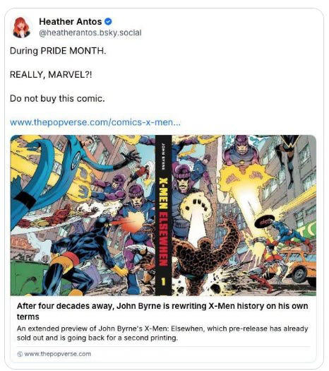 John Byrne is returning to Marvel Comics' X-Men. Not everyone’s happy ...