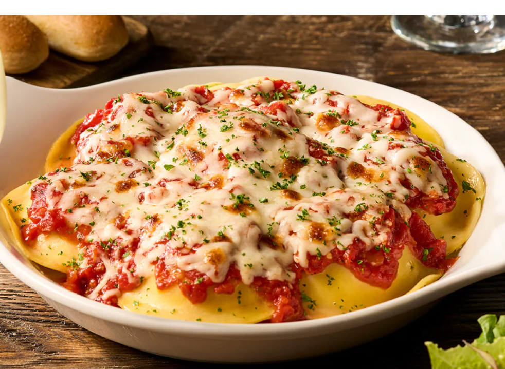 5 restaurant chains with the best cheese ravioli, according to diners