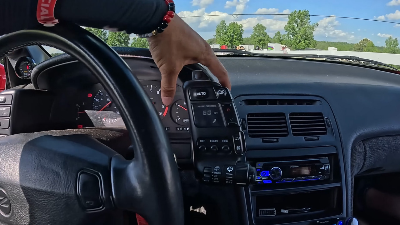 Experiencing retro fighter jet cockpits inside authentic collectible cars