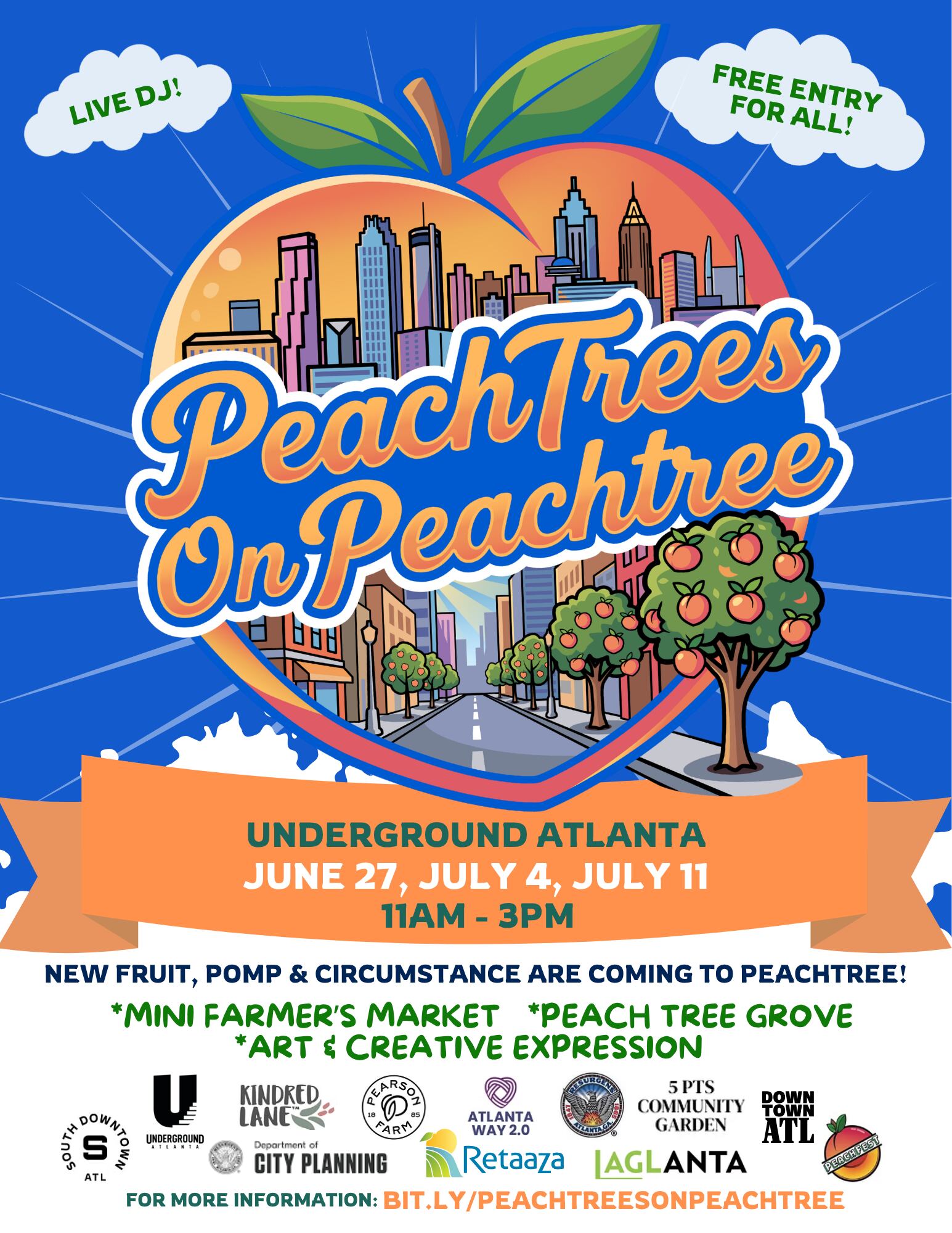 Peach trees headed to downtown Atlanta’s Peachtree Street