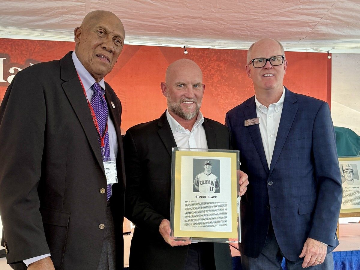 Clapp takes rightful place in Canadian Baseball Hall of Fame