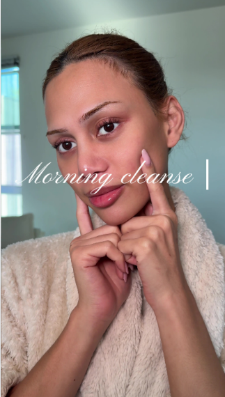My morning cleansing routine for fresh healthy skin