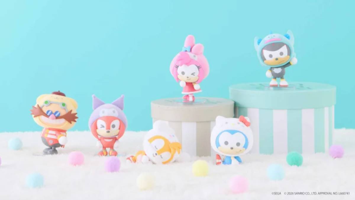 More Sonic & Friends Sanrio character merchandise announced