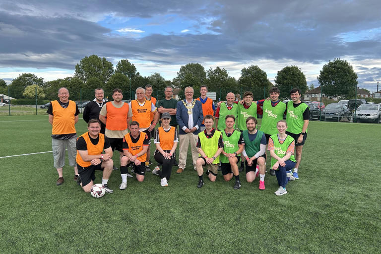 Warwick mayor's charity football match raises hundreds of pounds for a ...