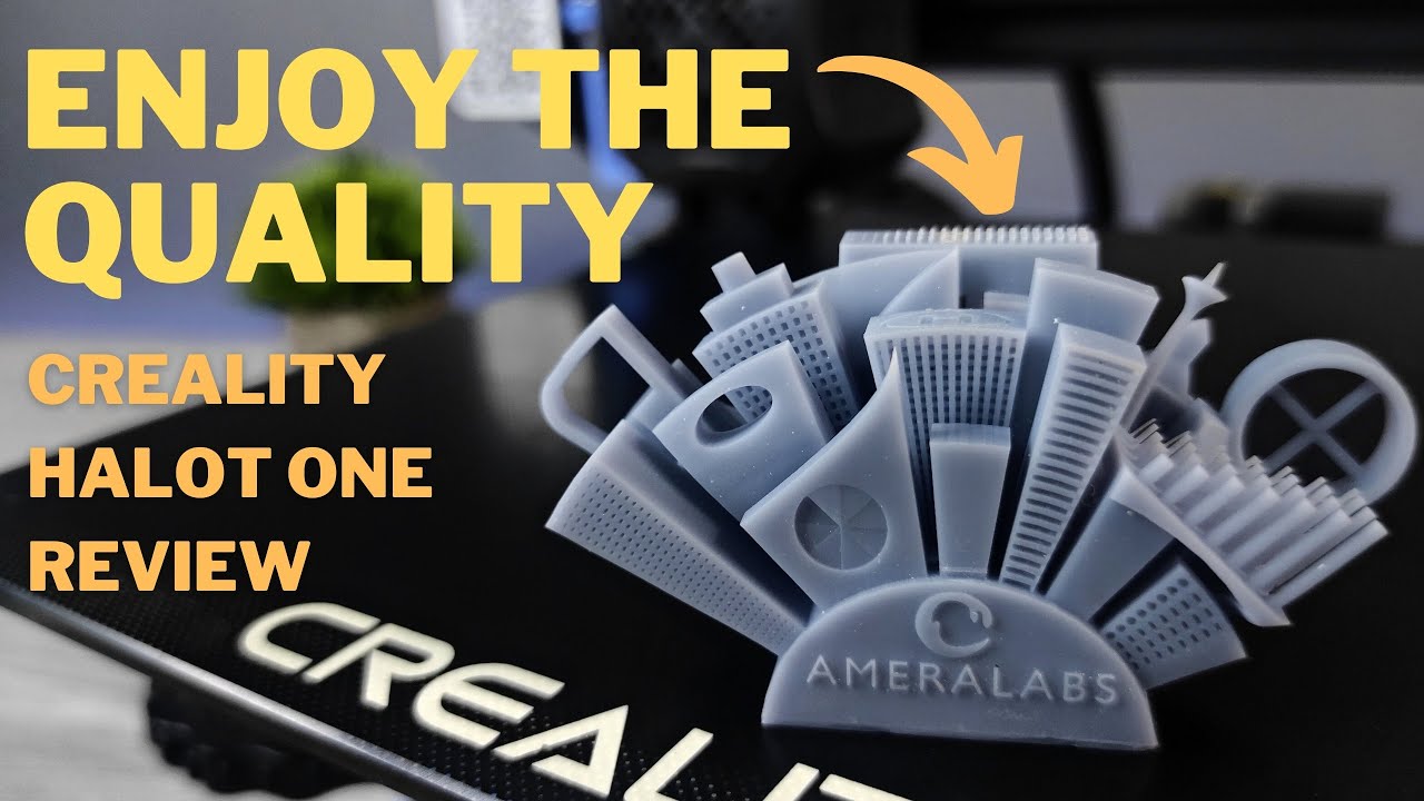 Creality Halot One review: Clean resin prints on a budget