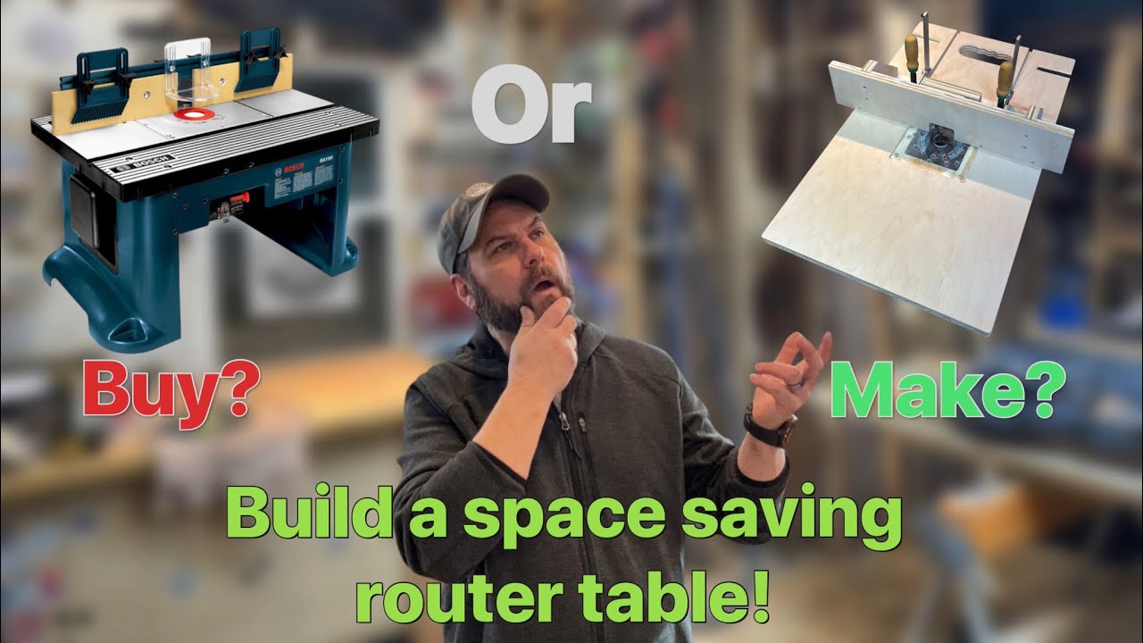 How to build the easiest portable plywood router table | DIY ...