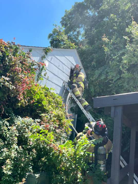 High winds contribute to electrical fire in Midwest City
