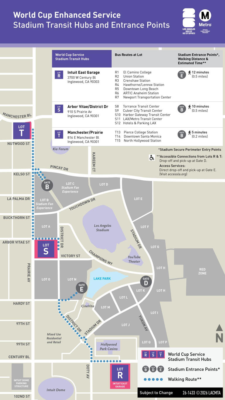 I took a $1.75 bus to LA.’s World Cup opener. Here’s how it went.