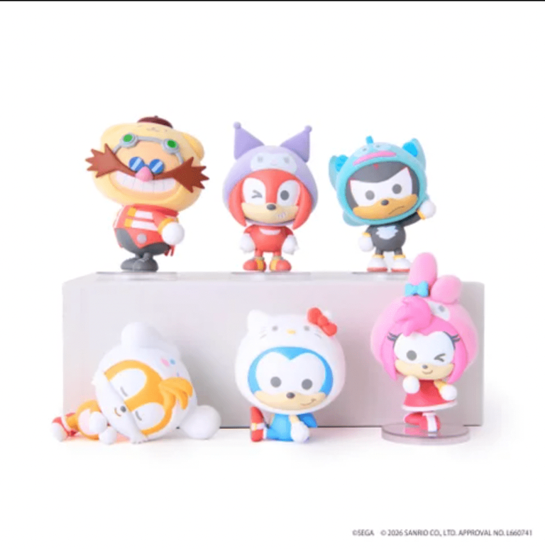 More Sonic & Friends Sanrio character merchandise announced