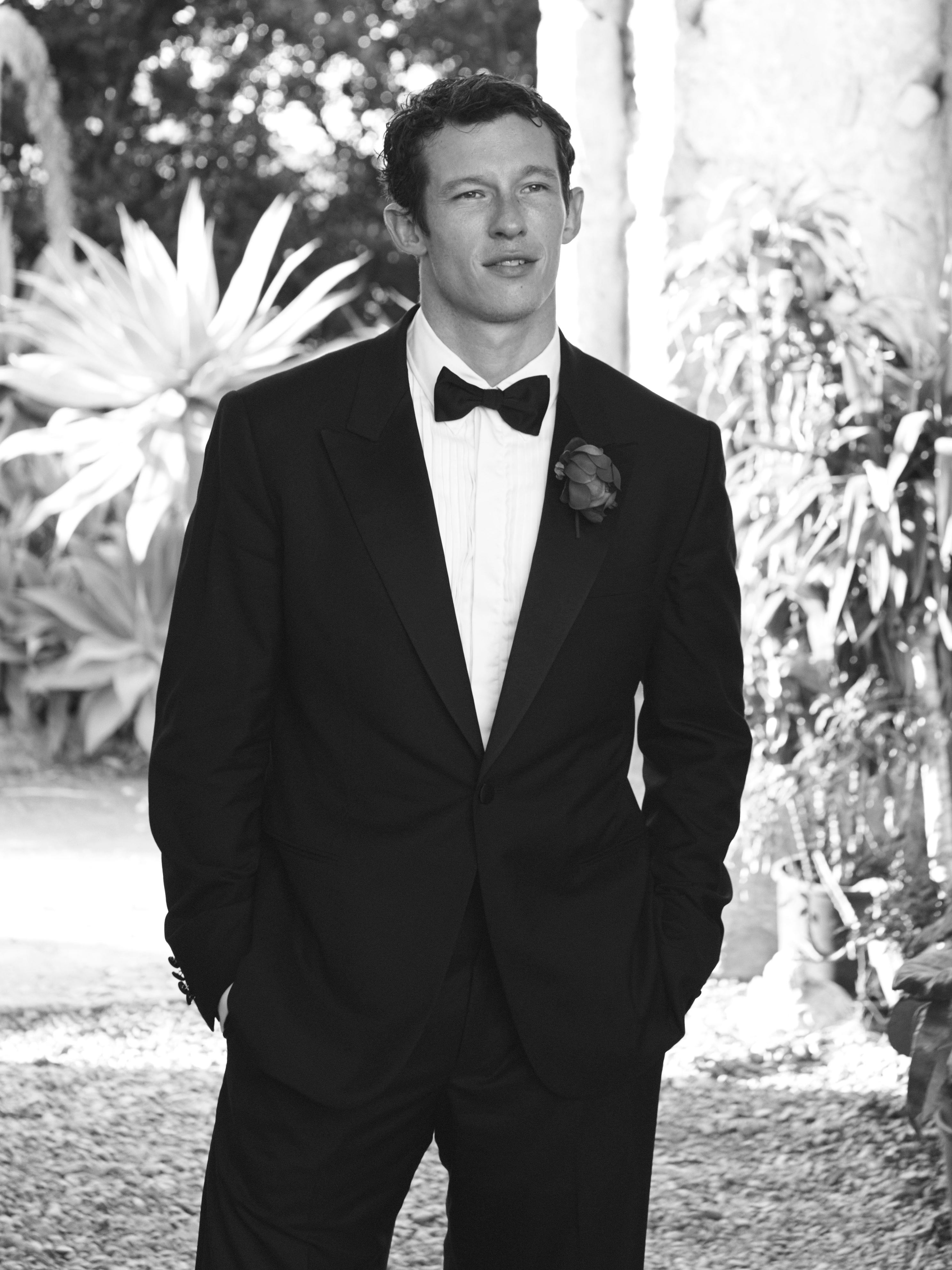 Callum Turner saved his best wedding suit for last