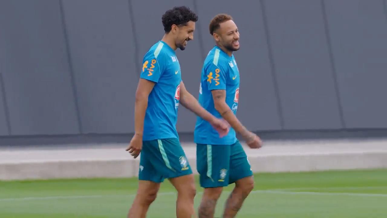 Neymar continues training with Brazil ahead of WC match against Scotland