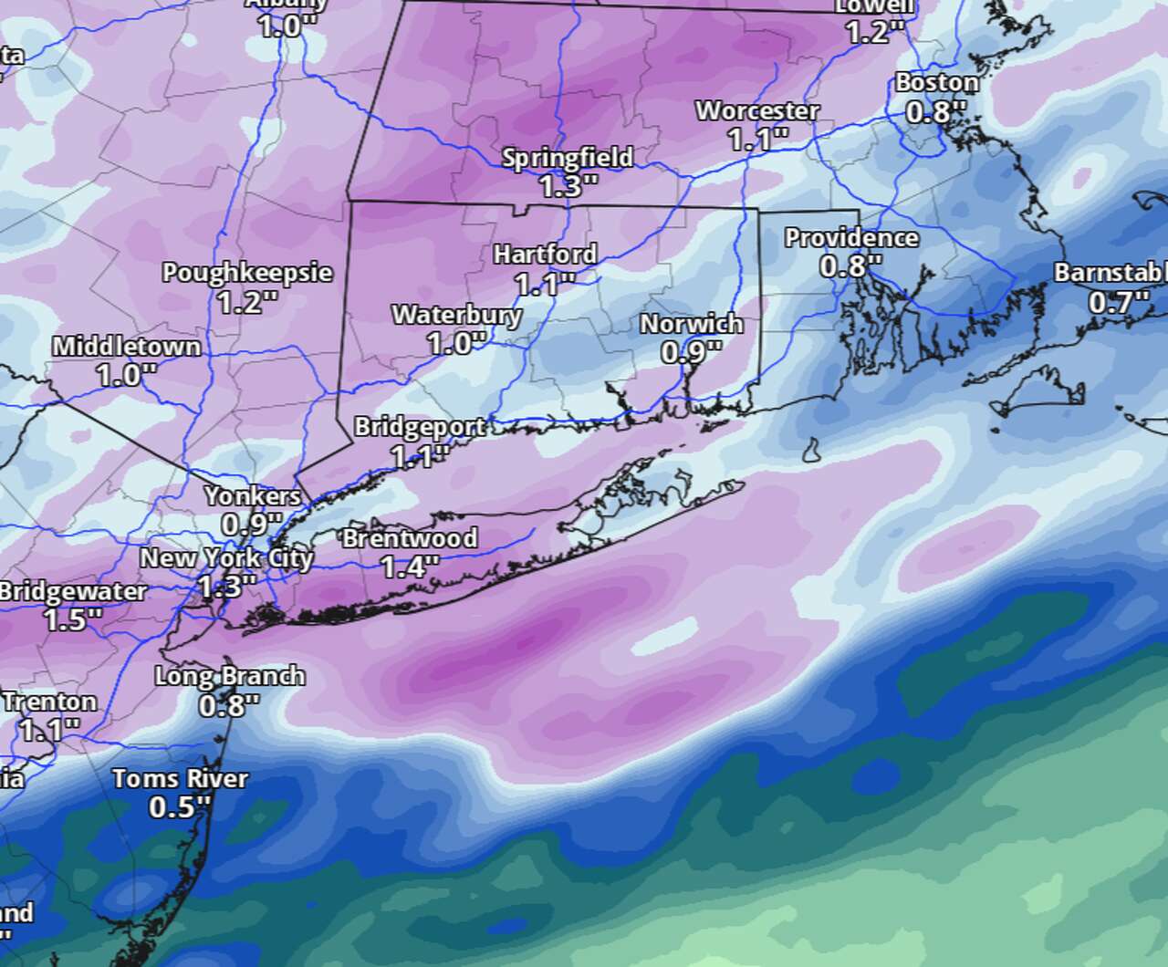Tracking storm system headed to Connecticut Monday: When will it start ...