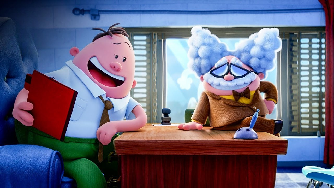 Professor Poopypants introduces himself to the class – Captain Underpants