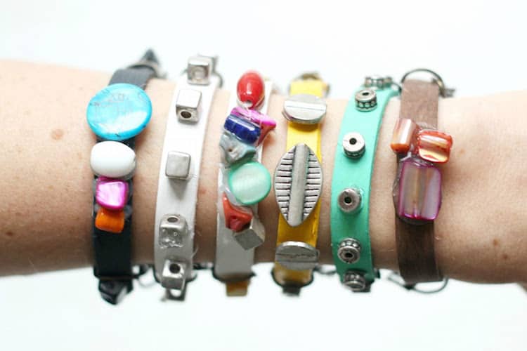 Popsicle stick bracelets that are surprisingly stylish