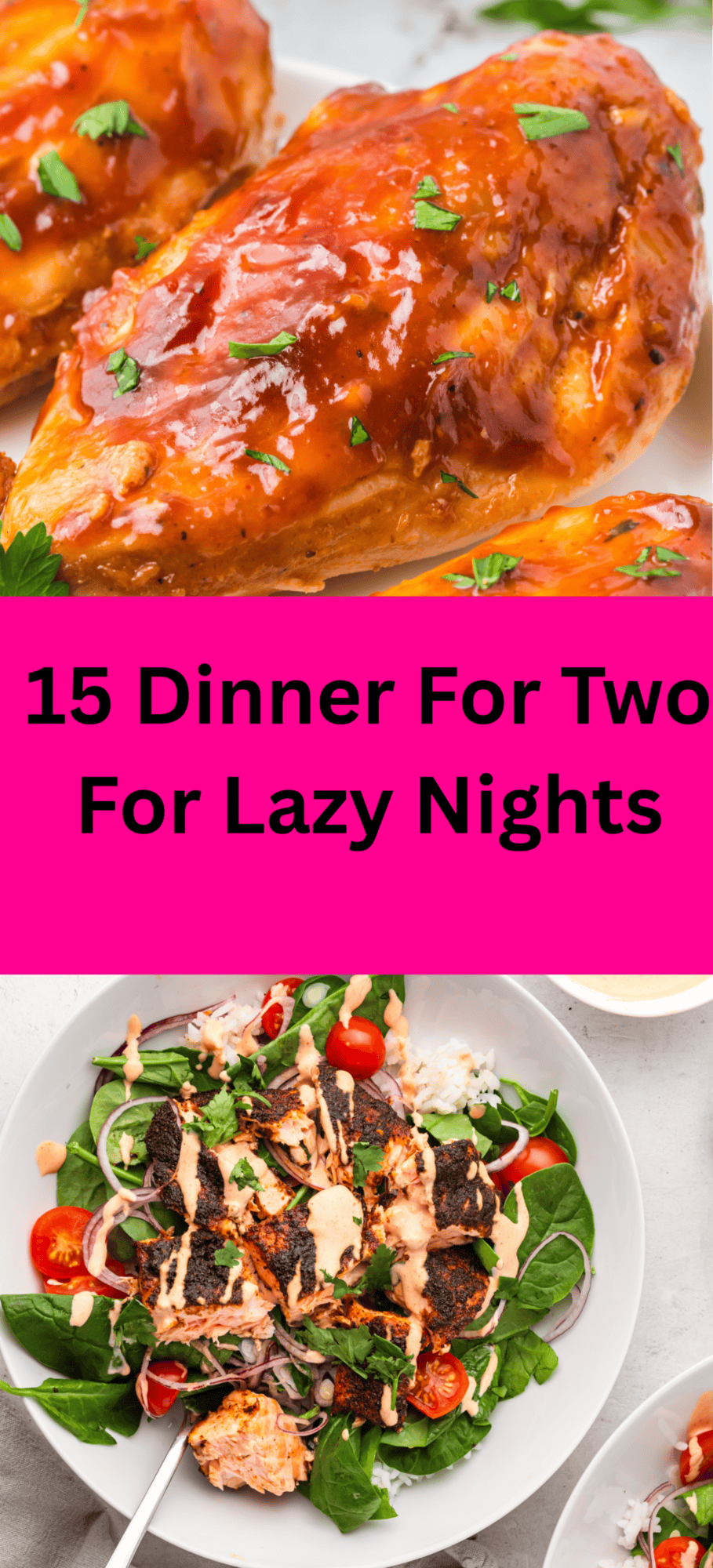 15 easy dinner recipes for two