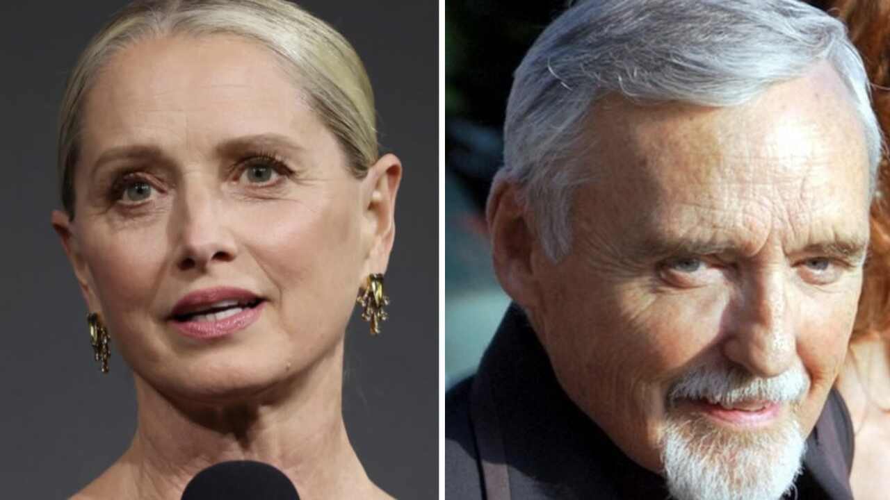 The Pitt actress says she was haunted by the ghost of ex-husband Dennis ...
