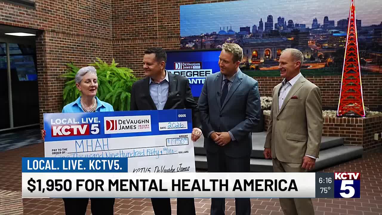 Mental Health America receives $1,950 donation through 3 Degree Guarantee