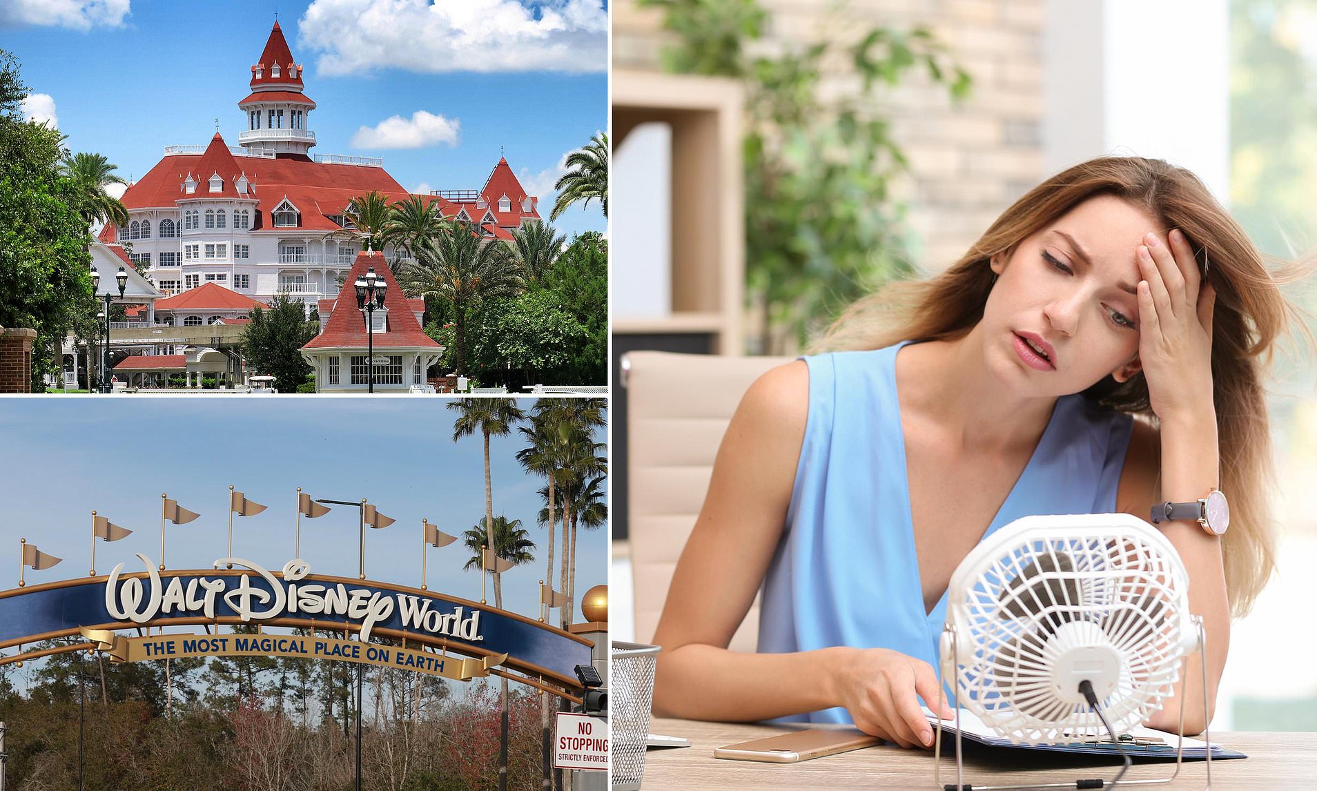 Disney hotel faces 'unacceptable' air conditioning outage as heat wave ...