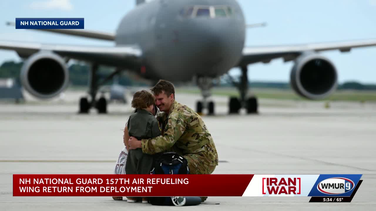 NH National Guard 157th Air Refueling Wing returns