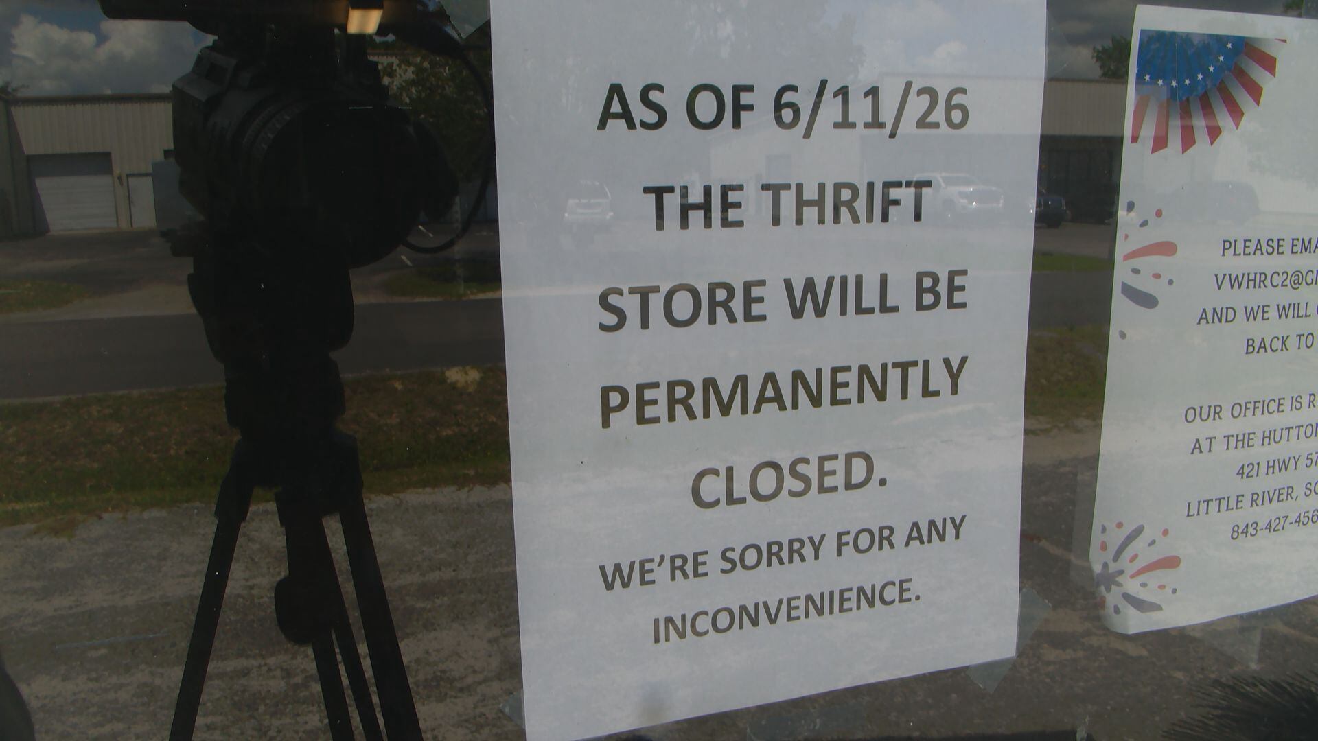 Veterans thrift shop in Little River closes after grant denial