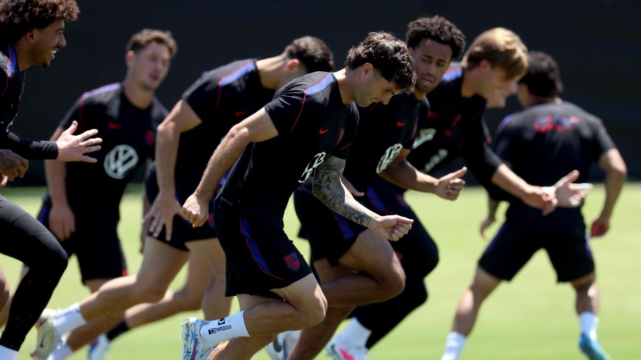 USMNT riding good vibes as Christian Pulisic back in training