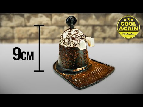 Restoring world's smallest Italian coffee maker