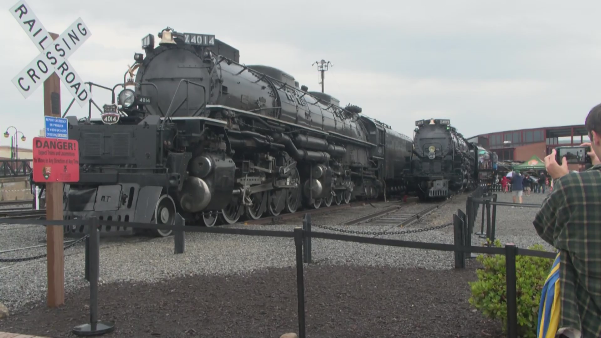 Rain not stopping fans from seeing Big Boy at Steamtown | 28/22 News