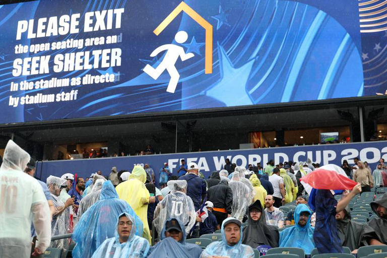 Severe weather forces France vs Iraq FIFA World Cup game to be delayed