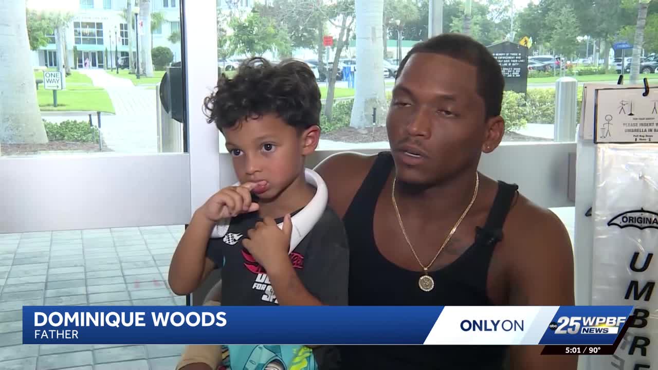 Father punches through truck window to rescue children trapped inside