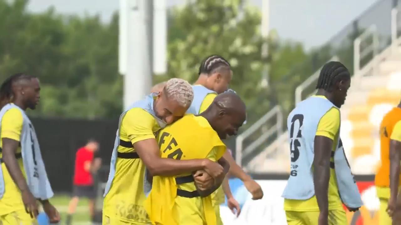 DR Congo DR train ahead of WC match against Colombia